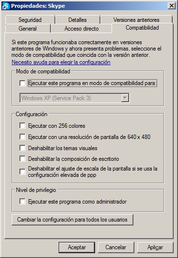 Compatibilidad para software obsoleto en Windows 7 y 8. – serviKX 4.0